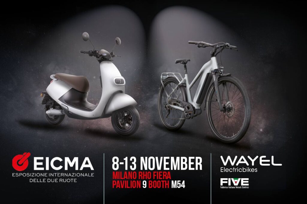 Check out the new WAYEL e-bike and e-scooter at EICMA 2022