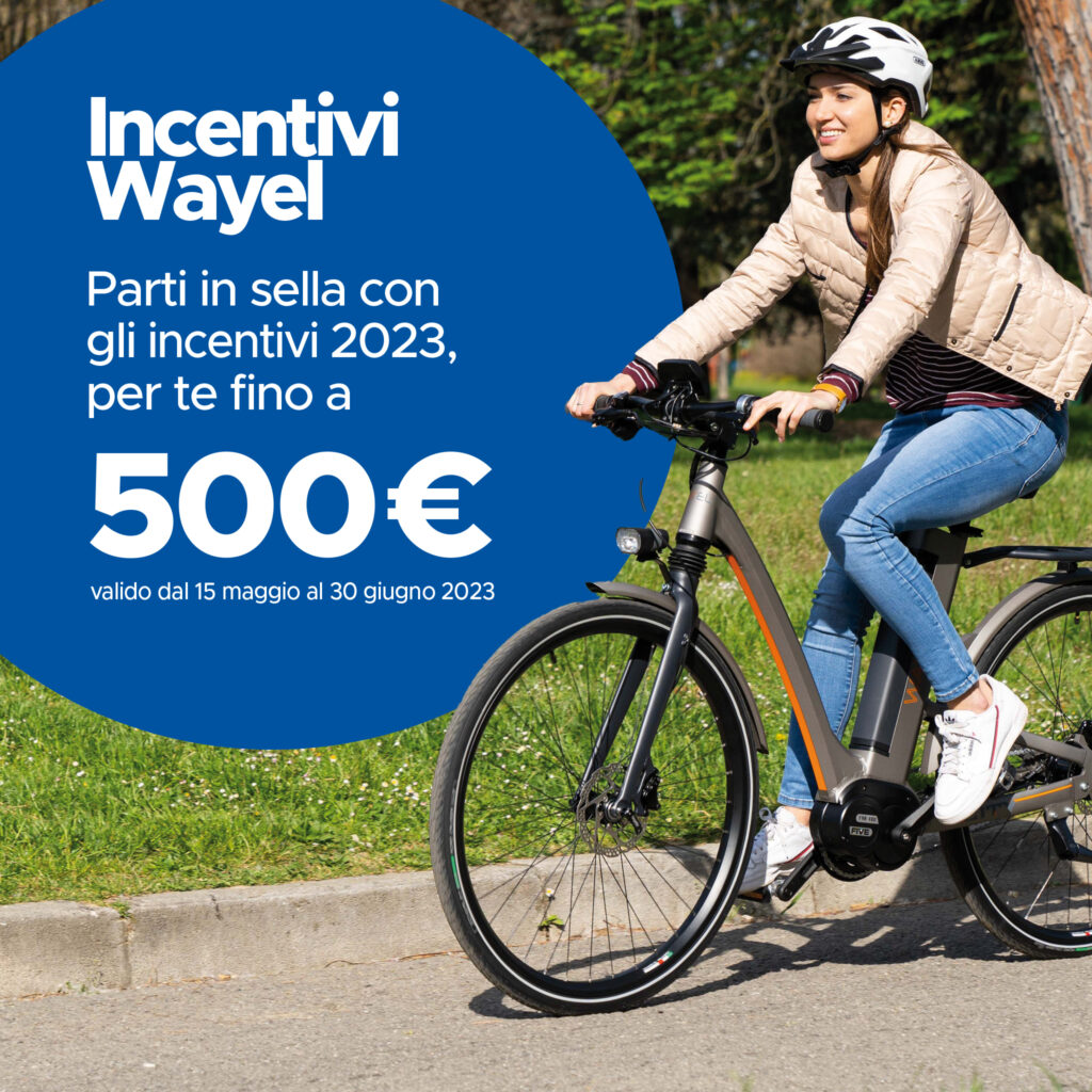 A giugno approfitta degli incentivi sull'ebikes WAYEL | www.wayel.it